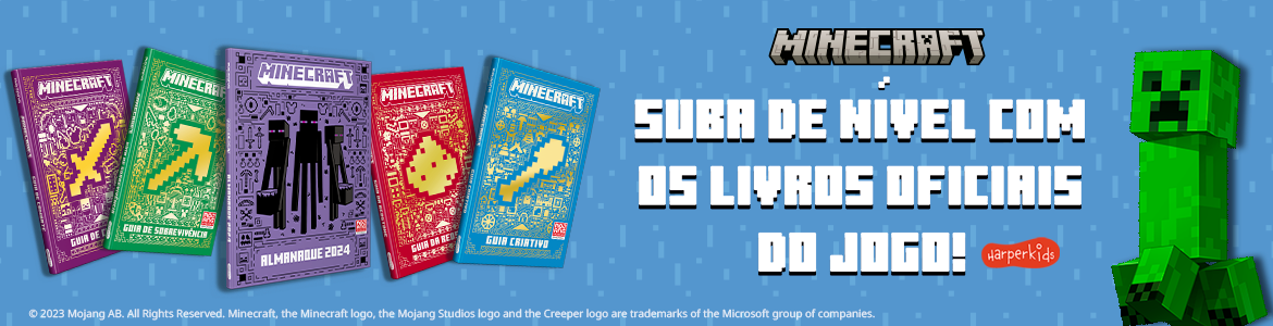 Minecraft: livros oficiais – HarperCollins Brasil