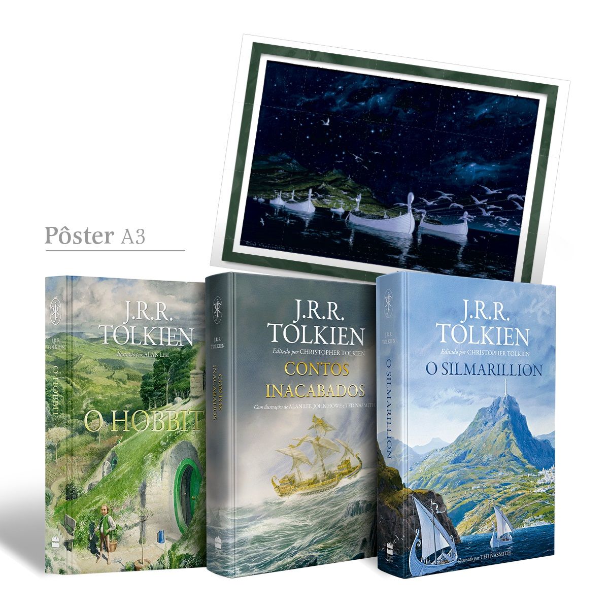 Clássicos ilustrados de Tolkien | O Silmarillion | Contos inacabados ...