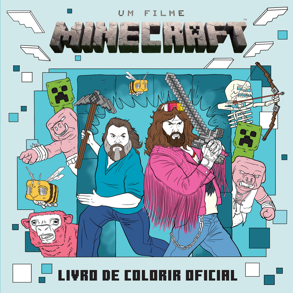 Um filme Minecraft | Livro oficial de colorir – HarperCollins Brasil