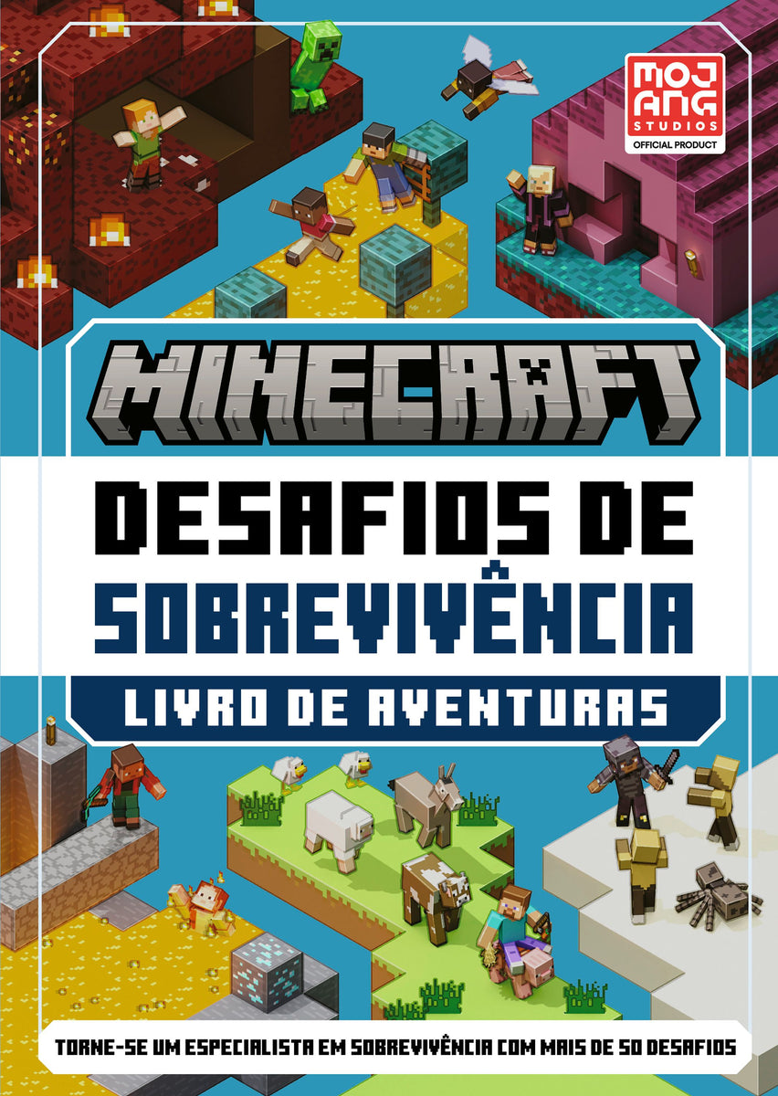 Minecraft: desafios de sobrevivência – Livro de aventuras oficial com ...